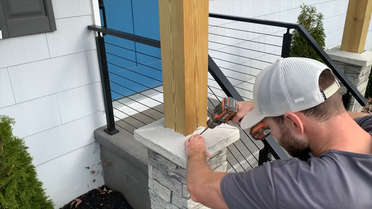 Upgrade your porch or deck posts in 1 day! Quick & easy