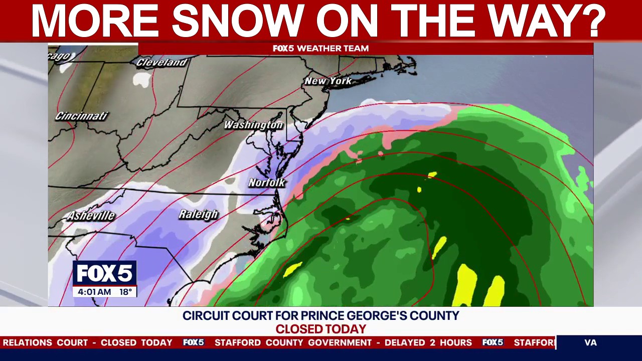 Could the DMV see more snow? | FOX 5 AT 4AM