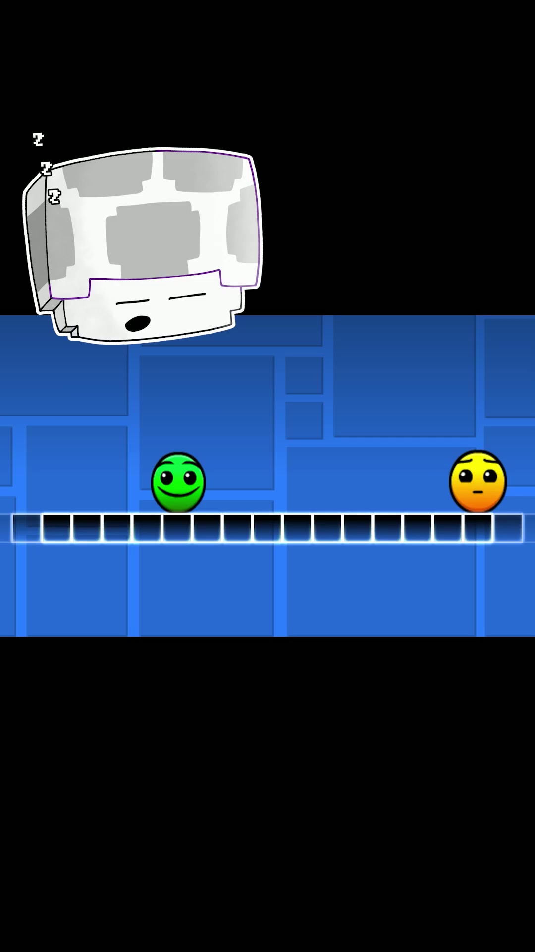 Mewing level in Geometry Dash? 😂🤔 - Geometry Dash 2.2 #geometrydash #shorts