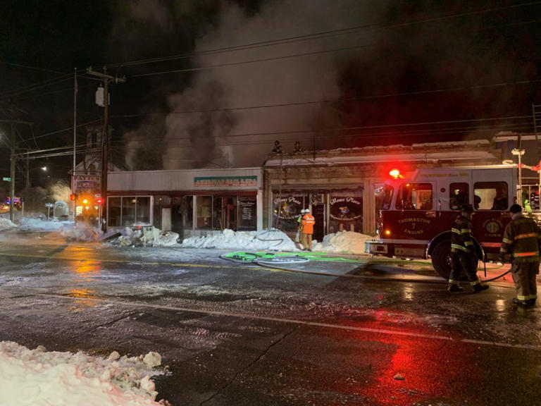 Portion of Main Street in Thomaston shut down after fire