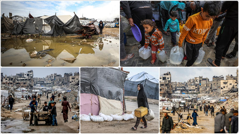 İsrail’in hayatı ve altyapıyı felç ettiği Gazze Şeridi'nin yüzde 85’i susuz