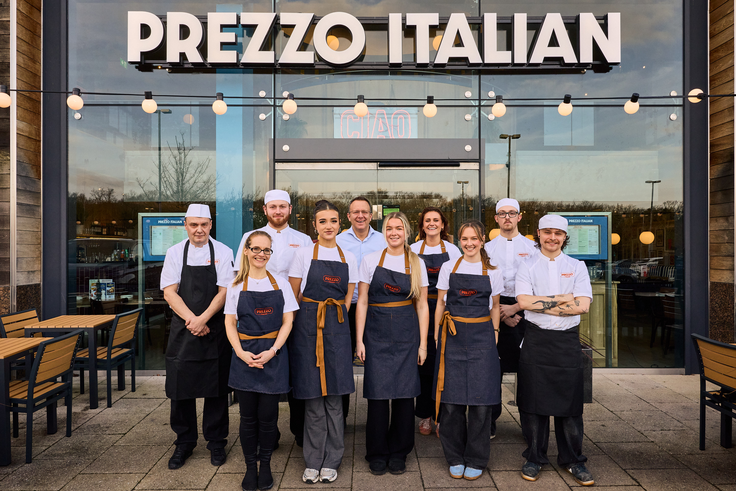Exciting refurbishment at Prezzo Italian sees stylish new look with ...