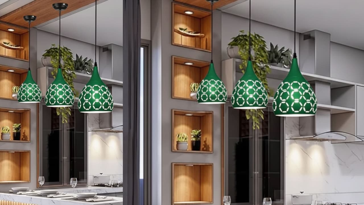 5 modern hanging lights to transform your open kitchen space