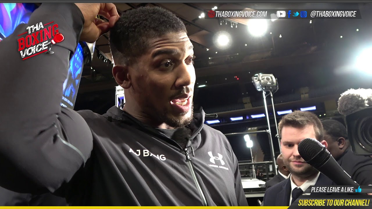 🚨Anthony Joshua: uppercutting Miller and wanting to move to Brooklyn