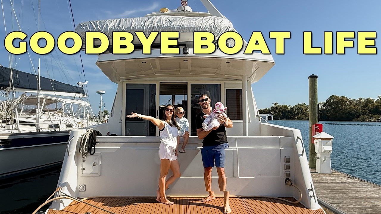 Saying goodbye to our floating home... for now