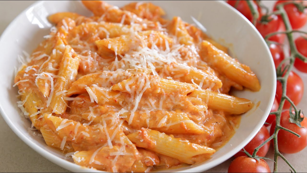 What happens when you mix cream with marinara and get this pink sauce