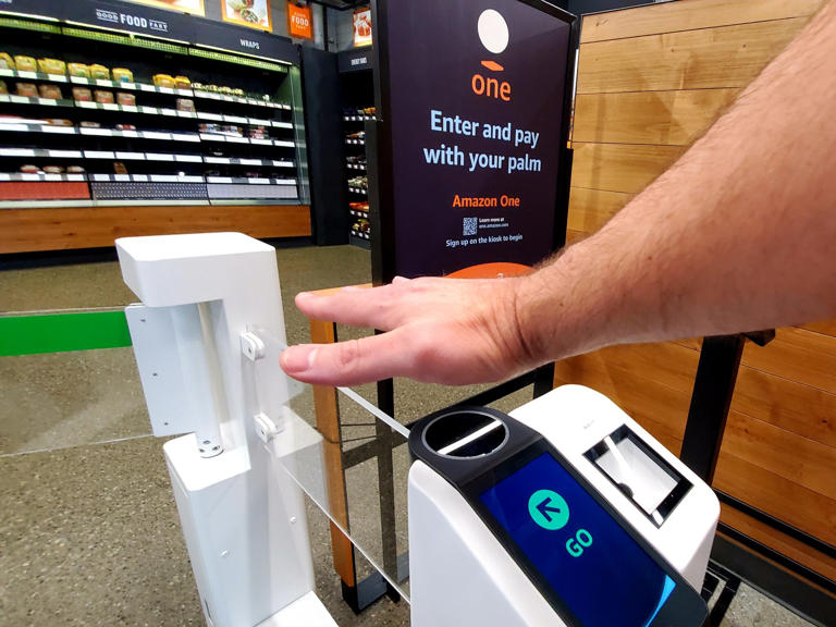 Amazon is ending its palm ID system for retail, Amazon One, as it ...