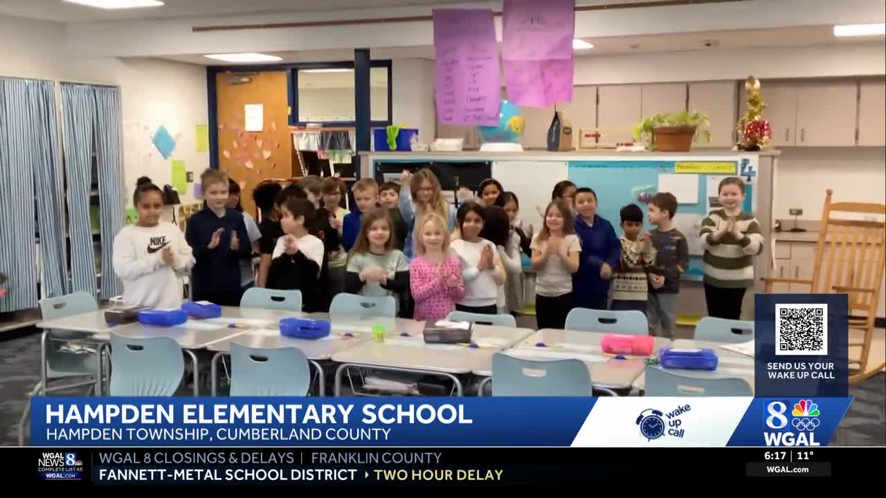 Hampden Elementary School wake up call