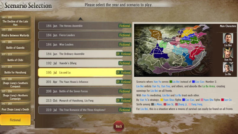 Romance of the Three Kingdoms 8 remake: Destiny and Strategy expansion ...