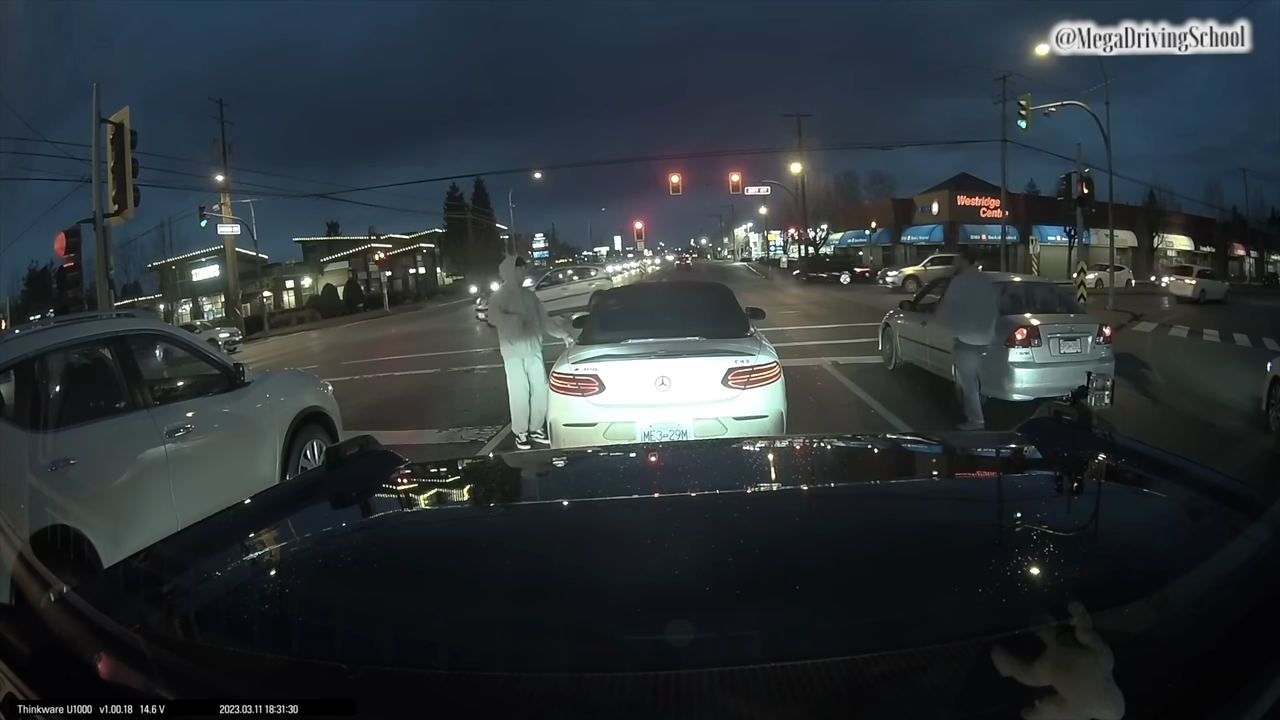 Get out of the car - the point where the situation crossed the line