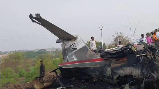 Ajit Pawar’s jet cleared for landing at 8:43 am. It crashed a minute ...