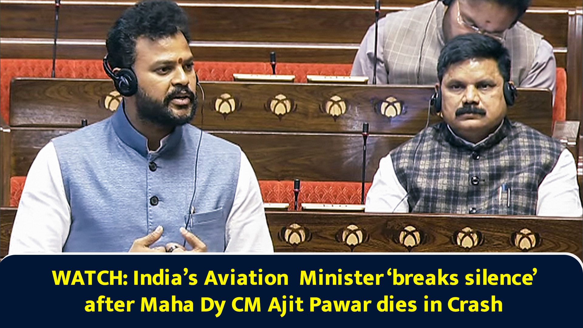 Watch: India’s aviation minister ‘breaks silence’ after Maha Dy CM Ajit ...