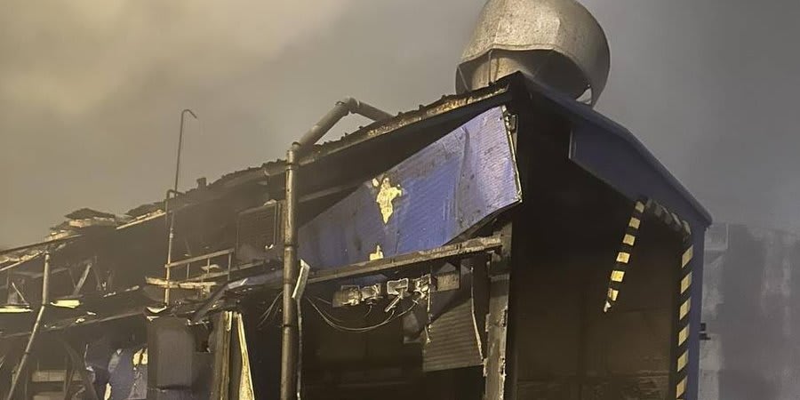 Russian attack hits Pivdennyi port near Odesa, fires break out