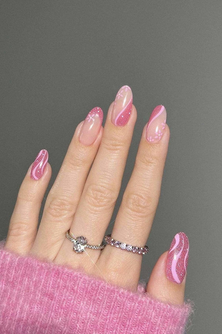 35 February nail ideas that balance winter and Valentine vibes