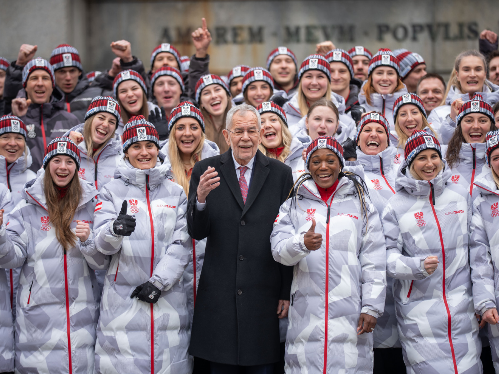 ÖOC-Team vereidigt und von Van der Bellen verabschiedet