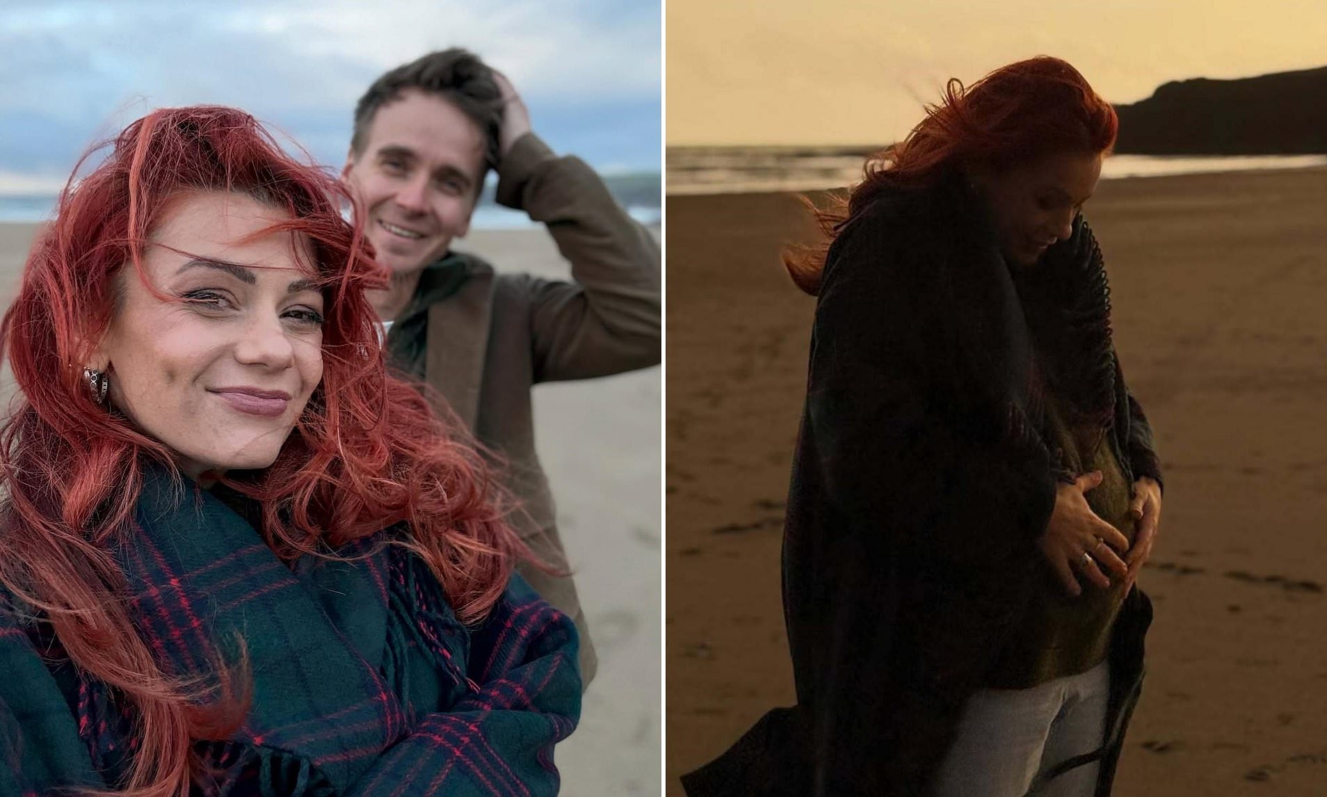 Dianne Buswell shows off blossoming baby bump as she films new TV show ...