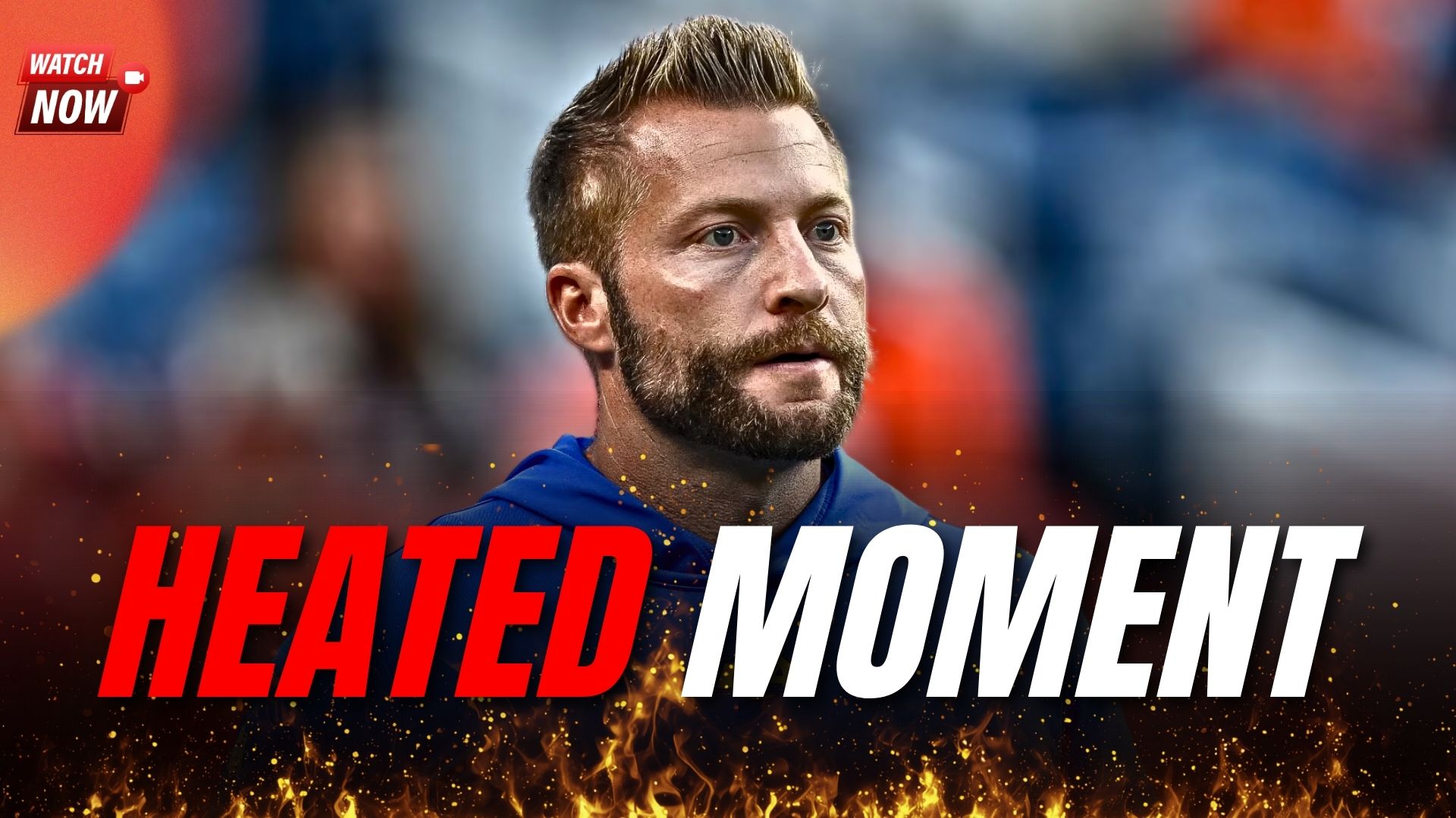 Sean McVay loses his cool over a burning Matthew Stafford question