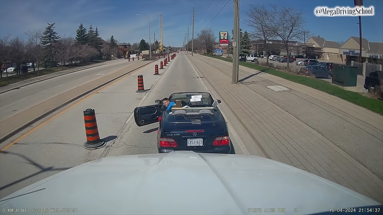 This is why you don’t engage when a driver starts acting crazy