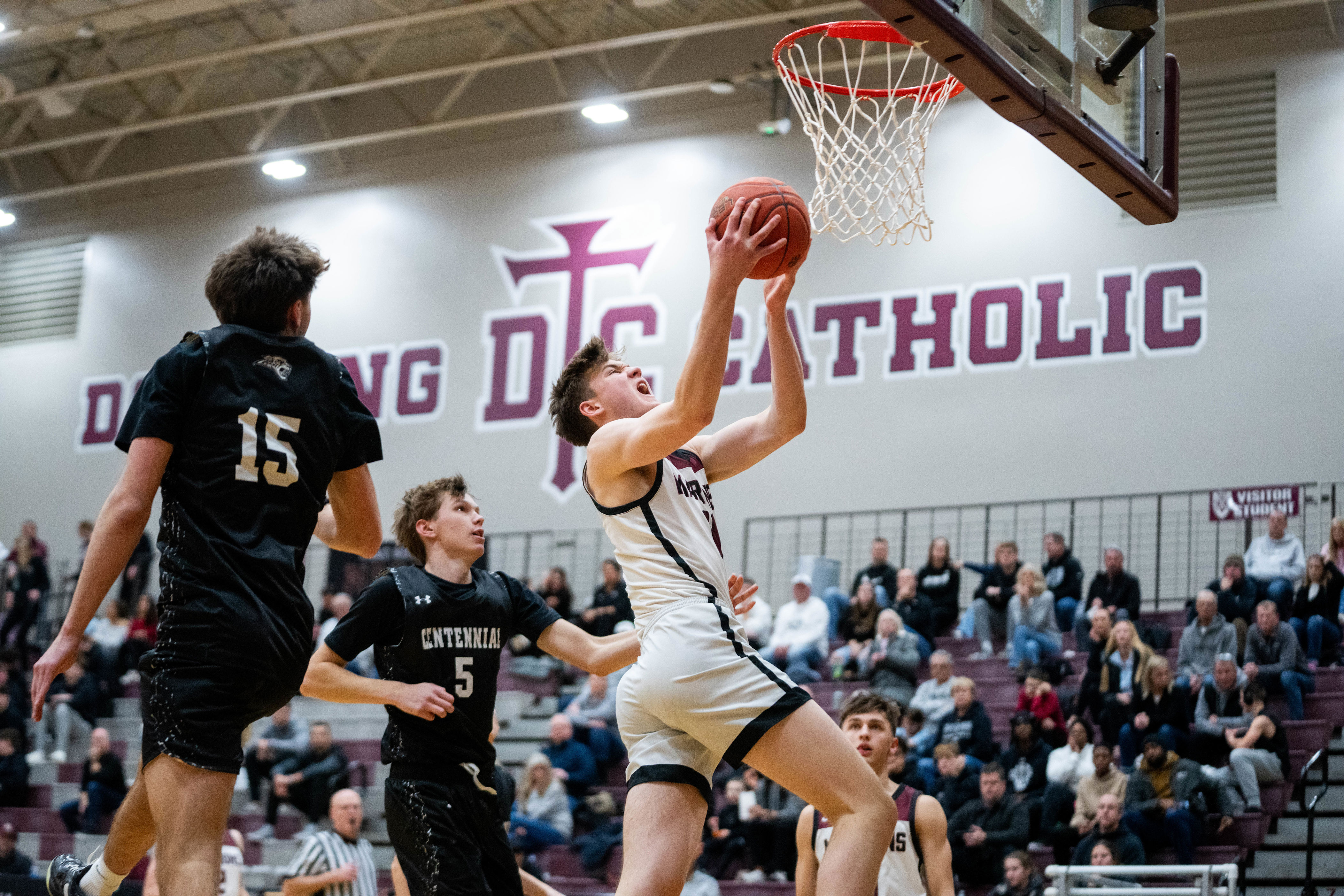 Charlie Crane scores 23 in Dowling basketball's win over Ankeny Centennial