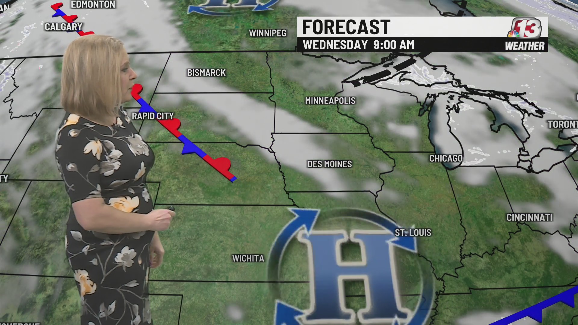 Megan Salois' Wednesday morning forecast