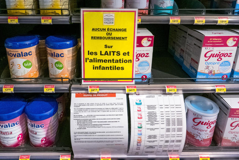 Laits infantiles contaminés : le recours d’une association contre l ...