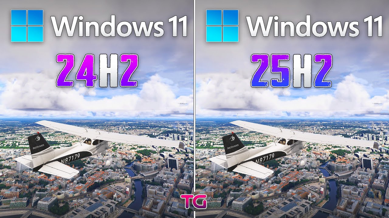 Windows 11 25H2 vs Windows 11 24H2 - gaming
