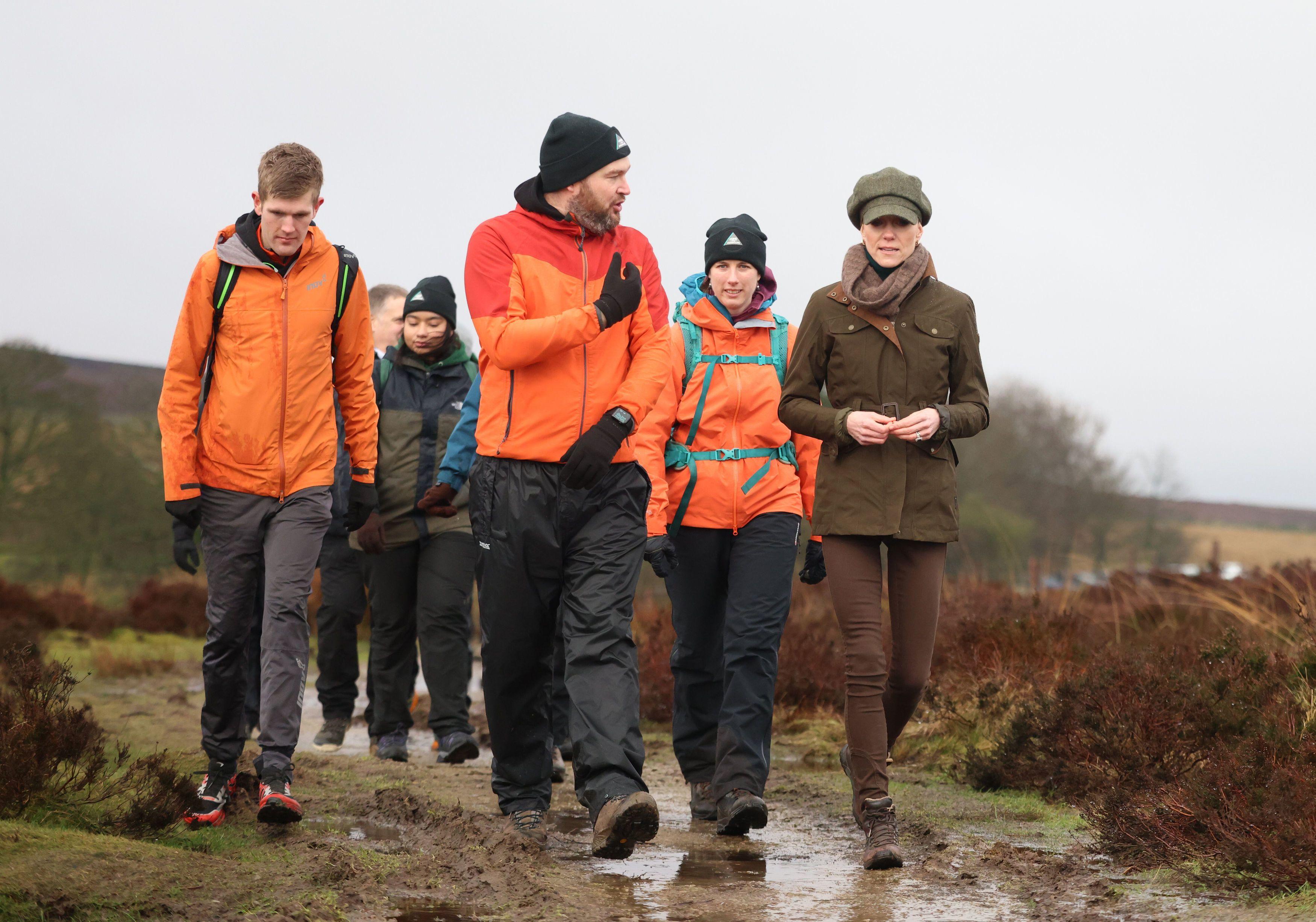 Catherine joins wellbeing walk in Peak District