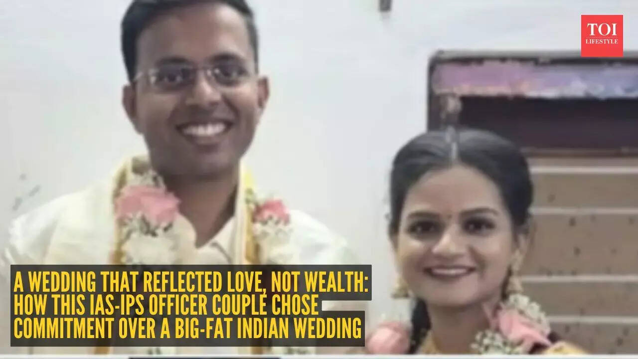 A simple "Yes, I do": IAS and IPS officer couple in Telangana ditch ...