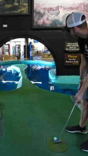 The hardest mini golf hole ever - win lifetime pass!