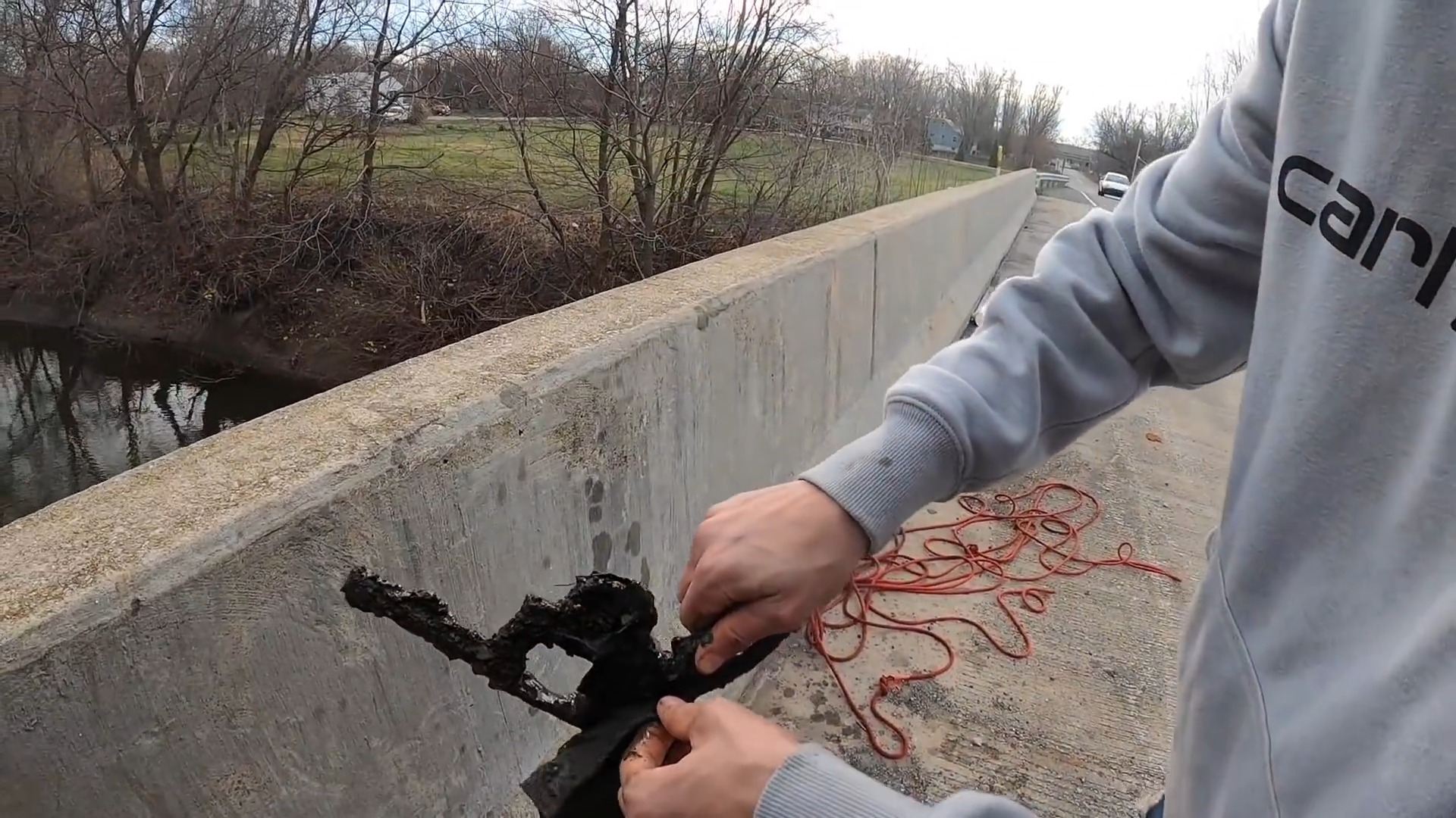 How fisherman found a gun… police treated it as a possible murder weapon