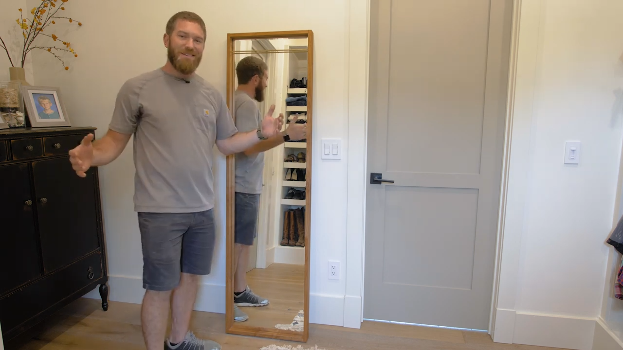 This cost almost nothing - how to build a mirror frame on a budget