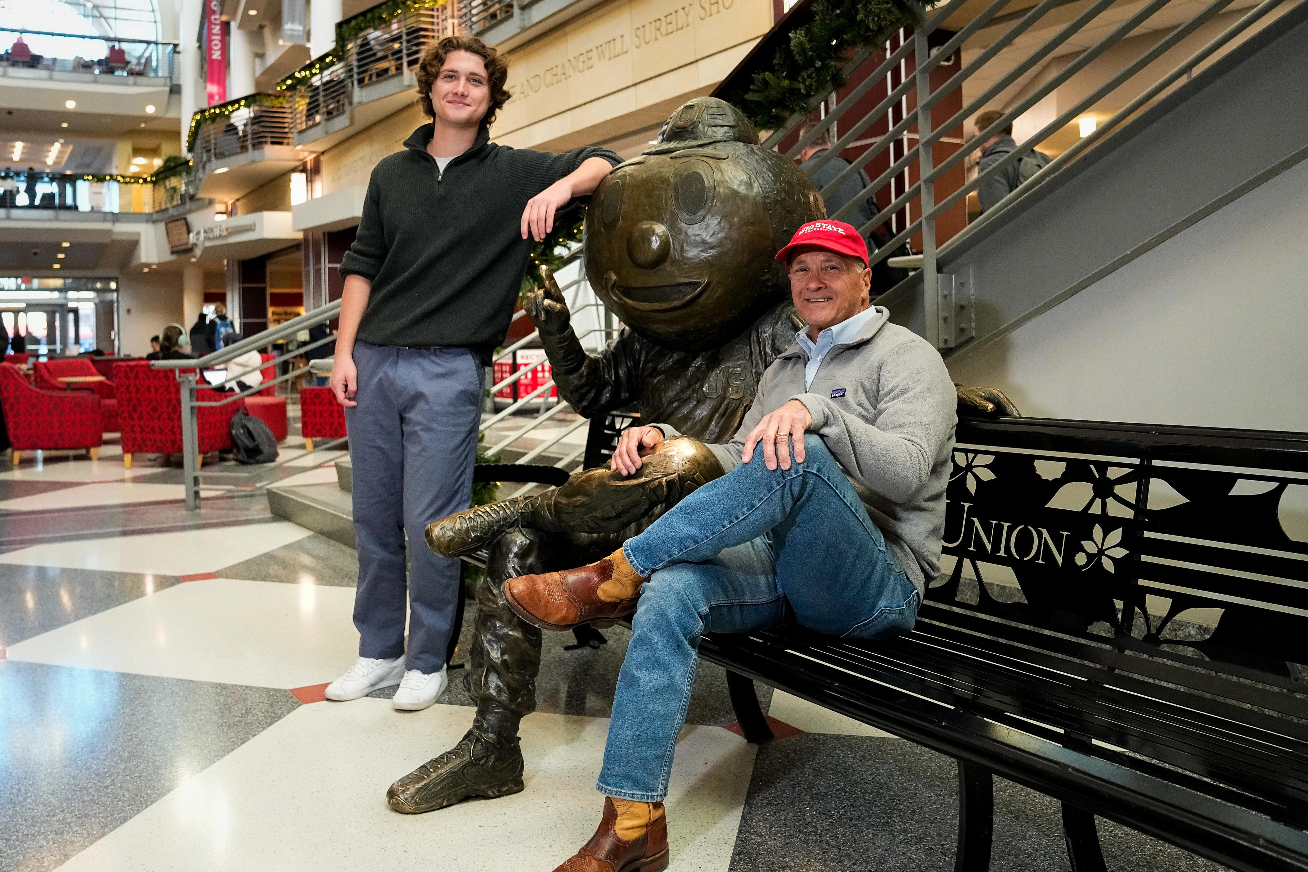 This grandfather-grandson duo are also Ohio State classmates