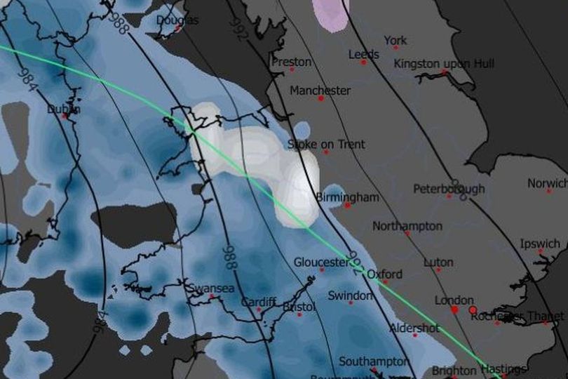 Met Office weather maps show snow will fall in Wales on Friday