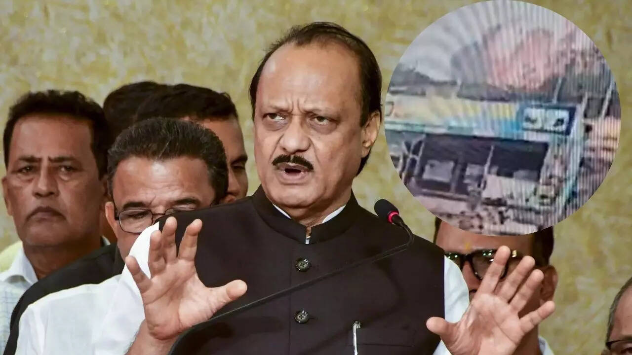 Ball of fire, smoke, and chaos: CCTV reveals final moments of Ajit ...