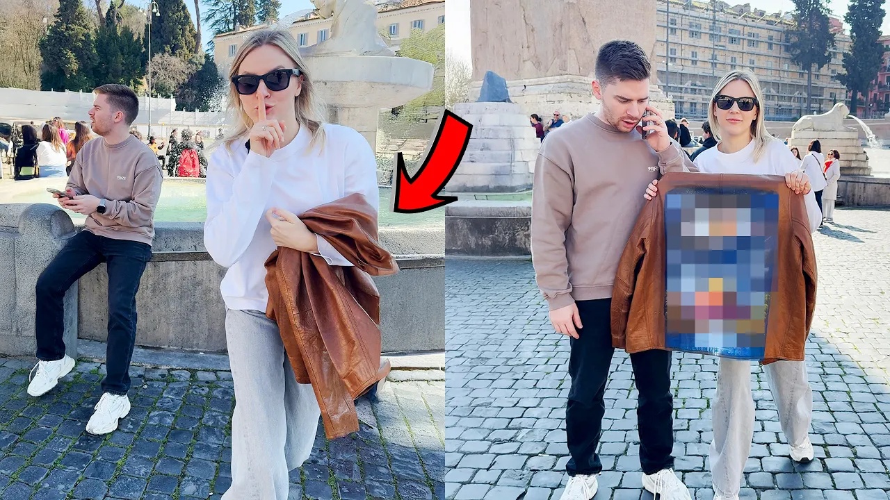 I gave a street artist €50 to paint a real leather jacket!