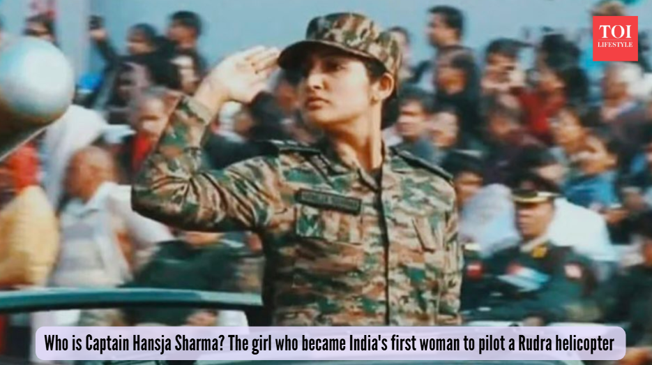 Who is Captain Hansja Sharma? The Jammu girl who became India's first ...