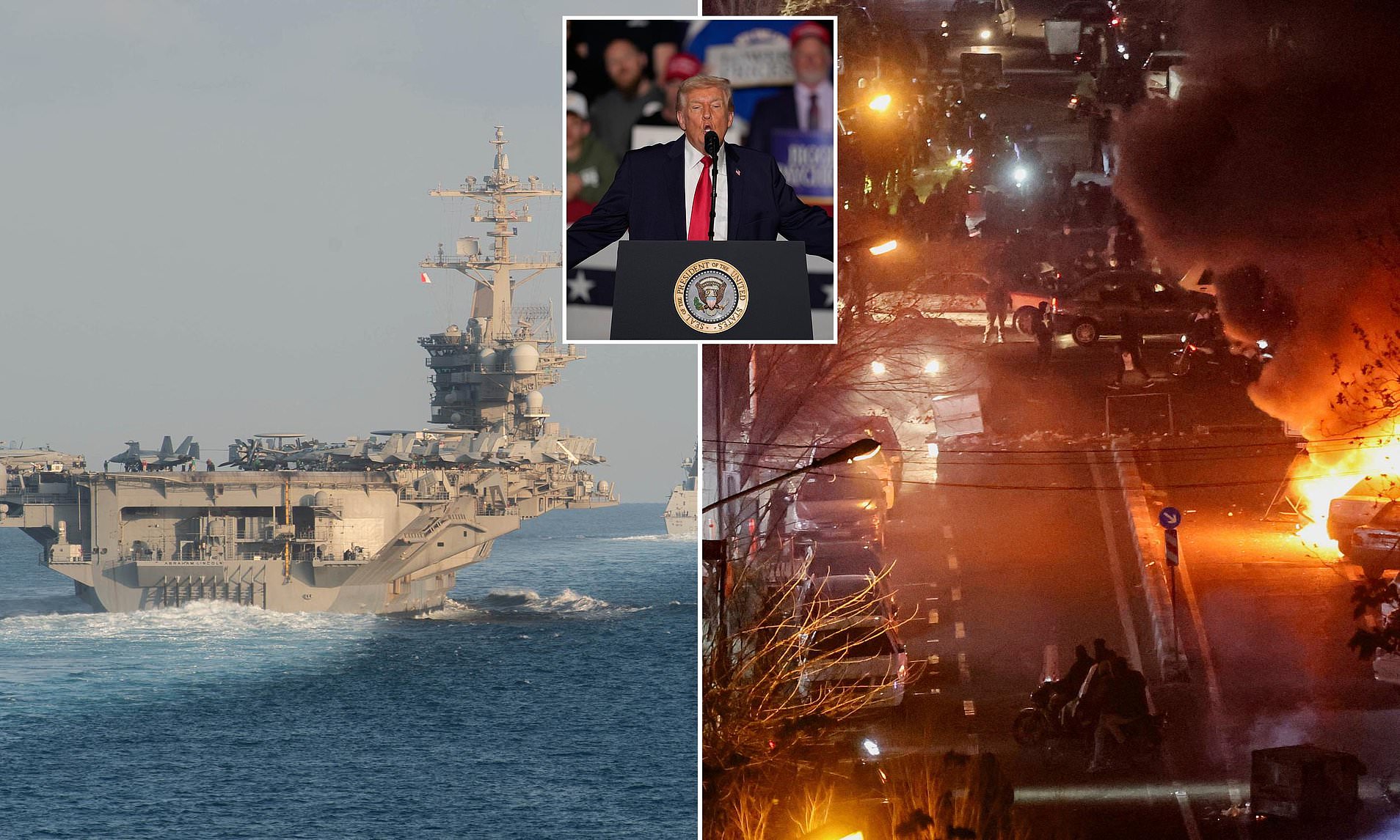Iran braces for possible US attack as Trump's 'beautiful armada ...