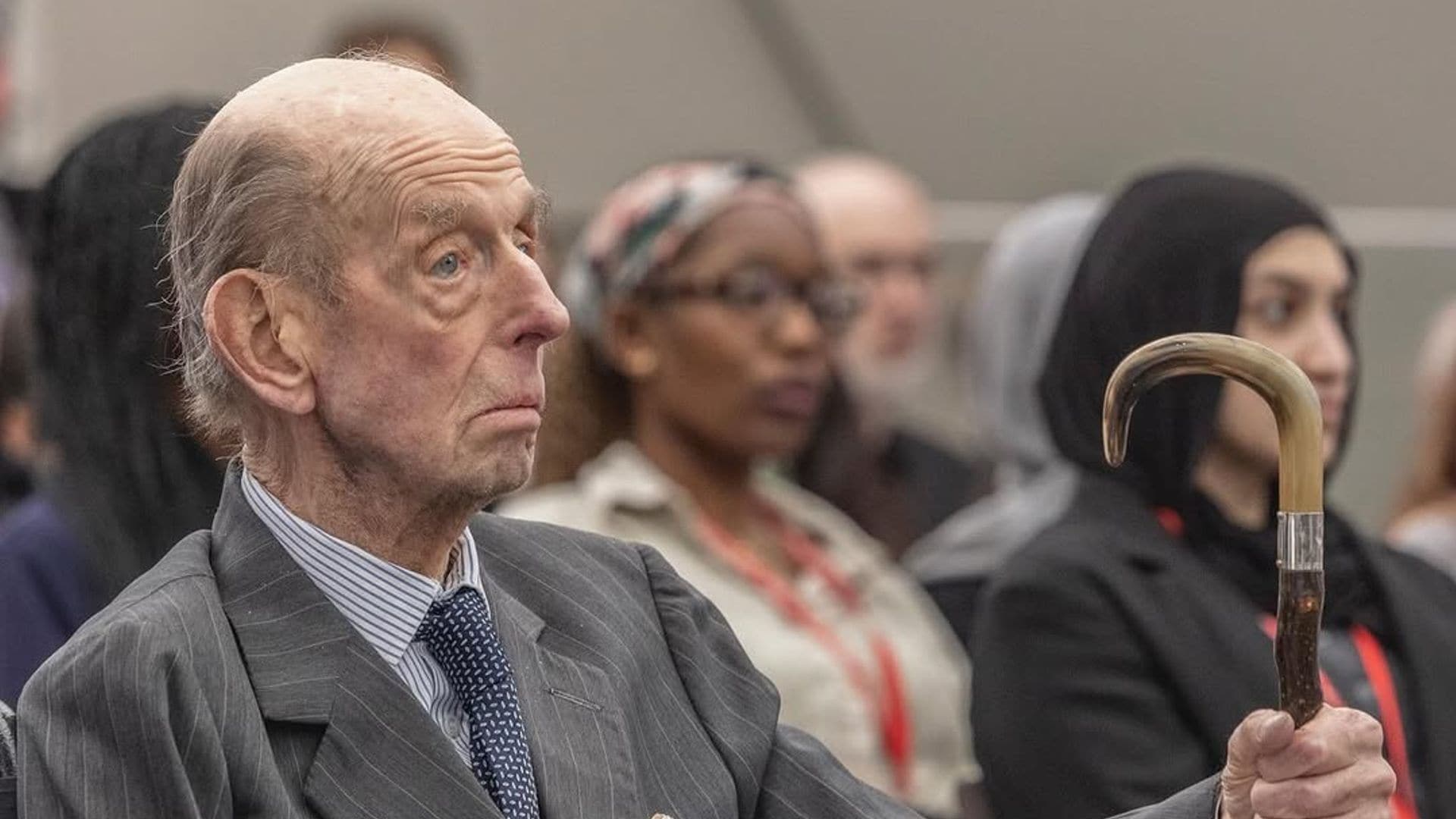 La imagen del duque Kent, fiel a la Corona británica pese a sus 90 años ...