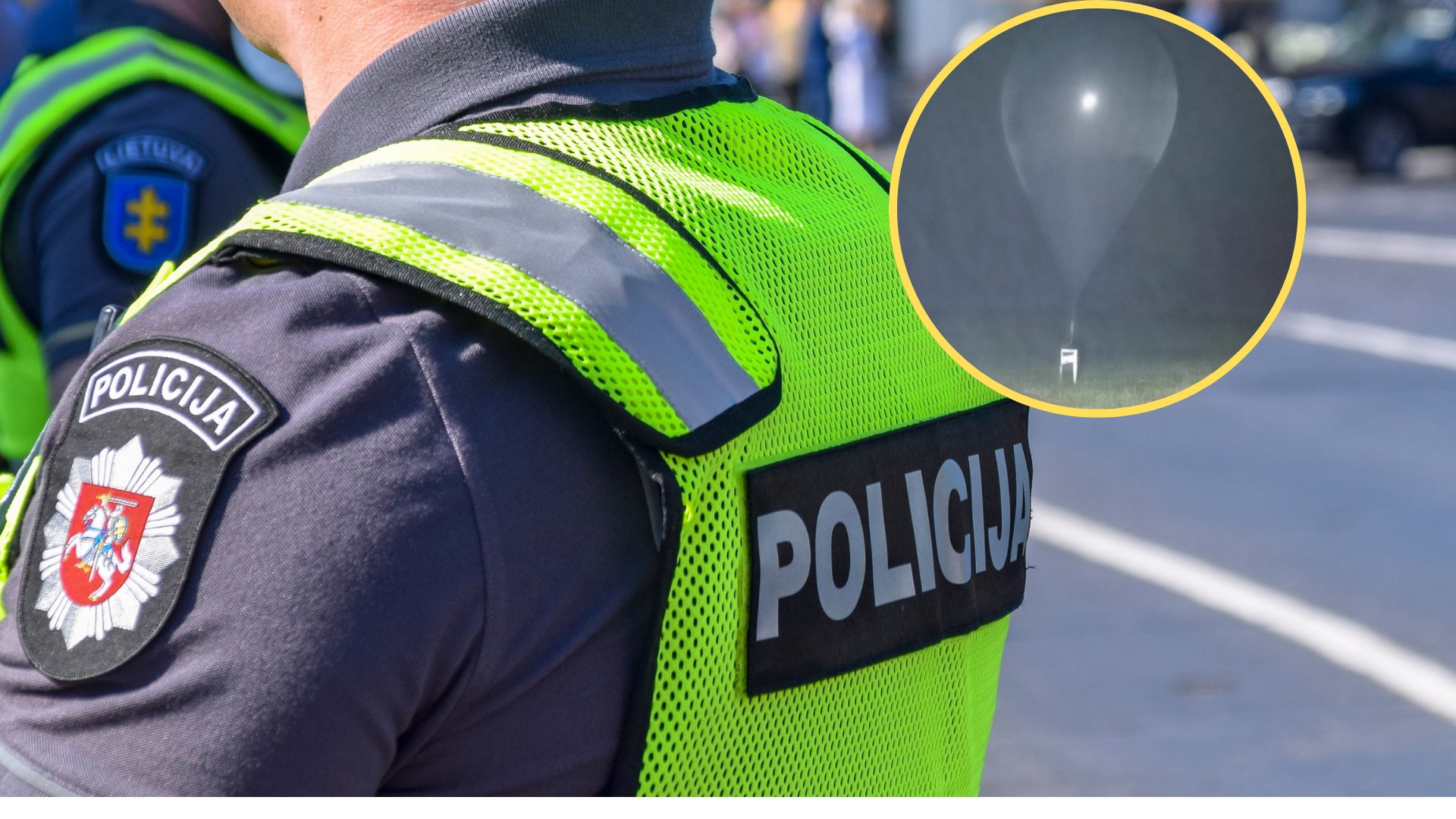 Balon z kontrabandą wylądował w Wilnie. Kurier potrącił policjanta ...