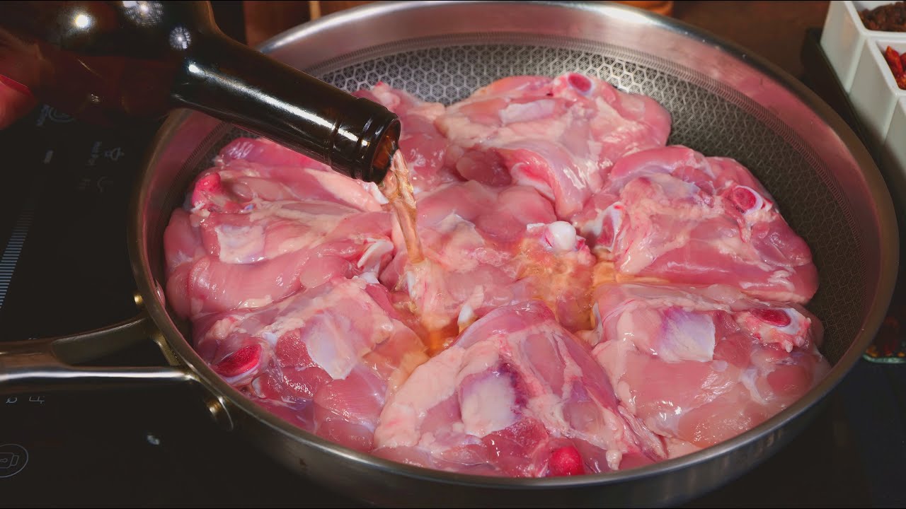 Unkompliziertes Rezept für Hähnchenschenkel! Leckeres Abendessen Rezept ...