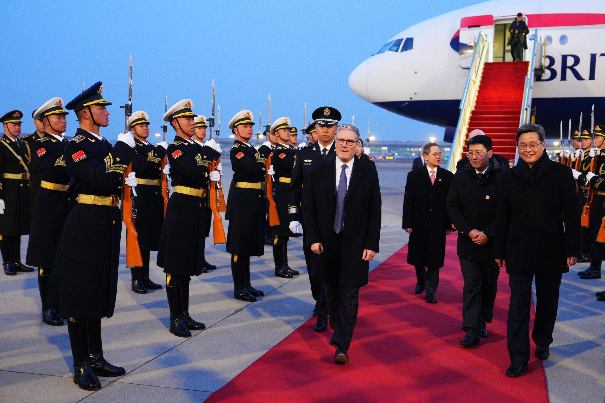 PM lands in Beijing after China trip will make UK richer and safer