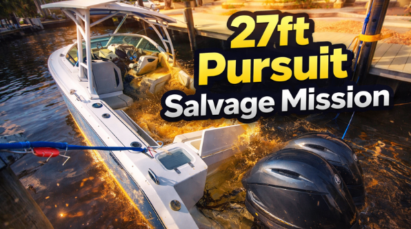 How a 27ft pursuit was recovered in harsh post-storm seas