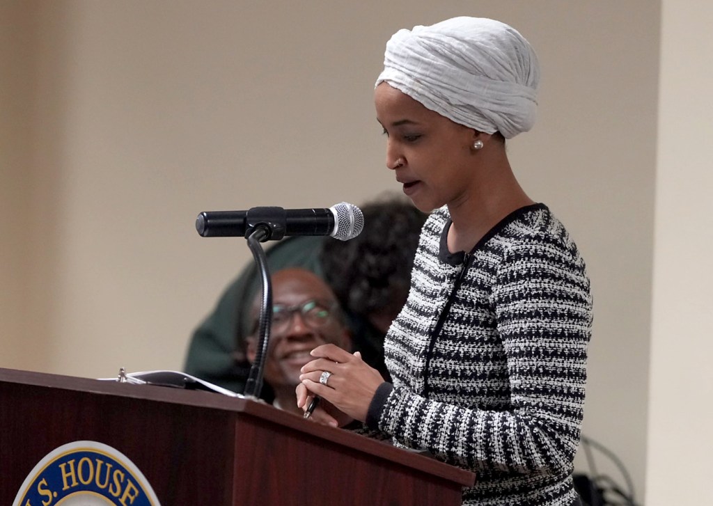 Donald Trump reacts to Ilhan Omar attack: 'Probably had herself sprayed'