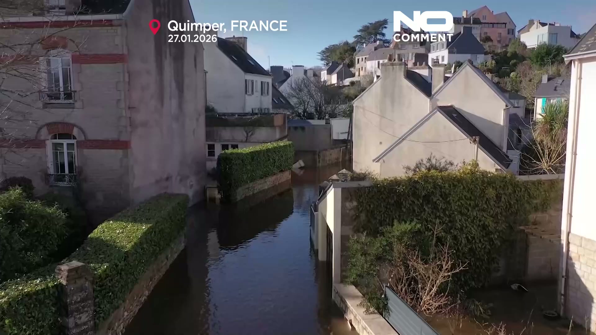 Heavy rainfall causes flooding across France’s Brittany as region ...