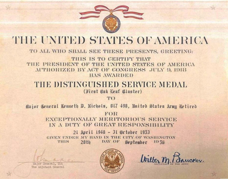 Nichols retires from Army to become Atomic Energy Commission general ...