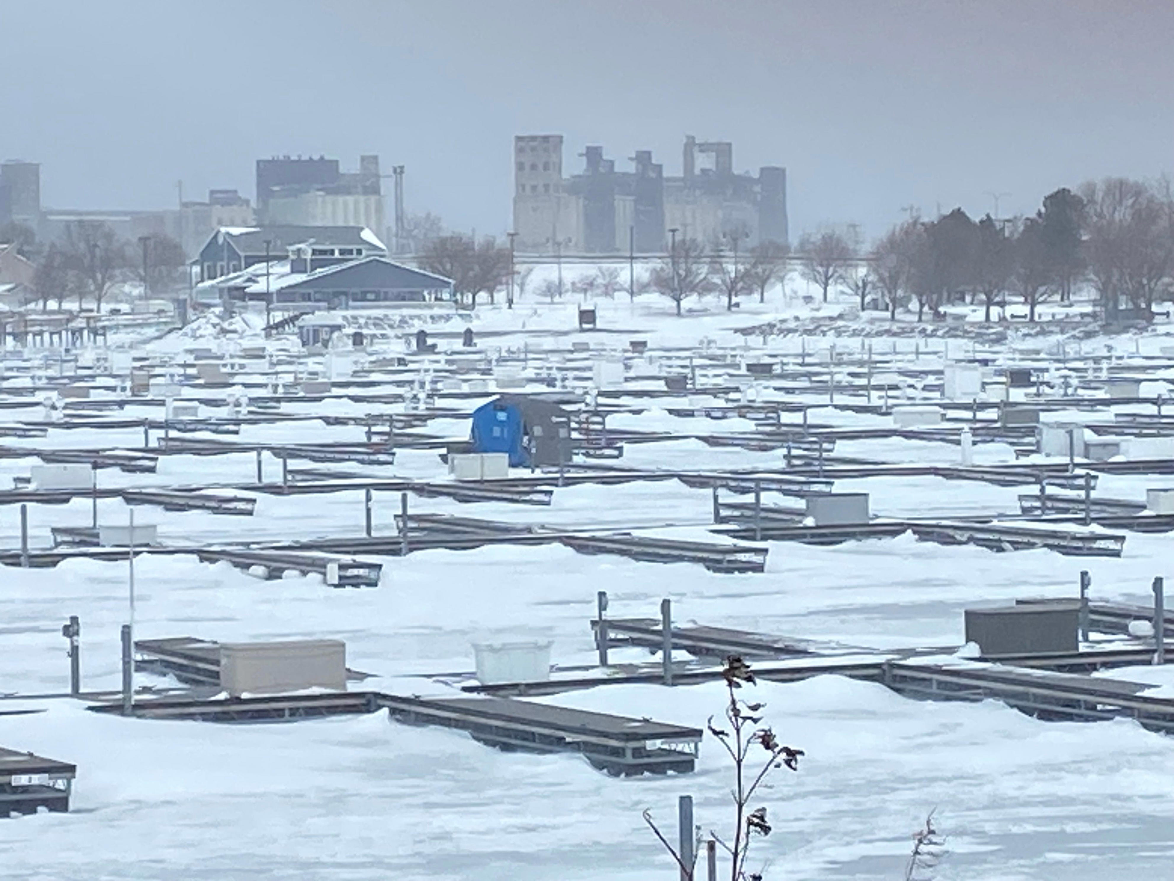 Buffalo Harbor State Park angling for ice fishing hot spot