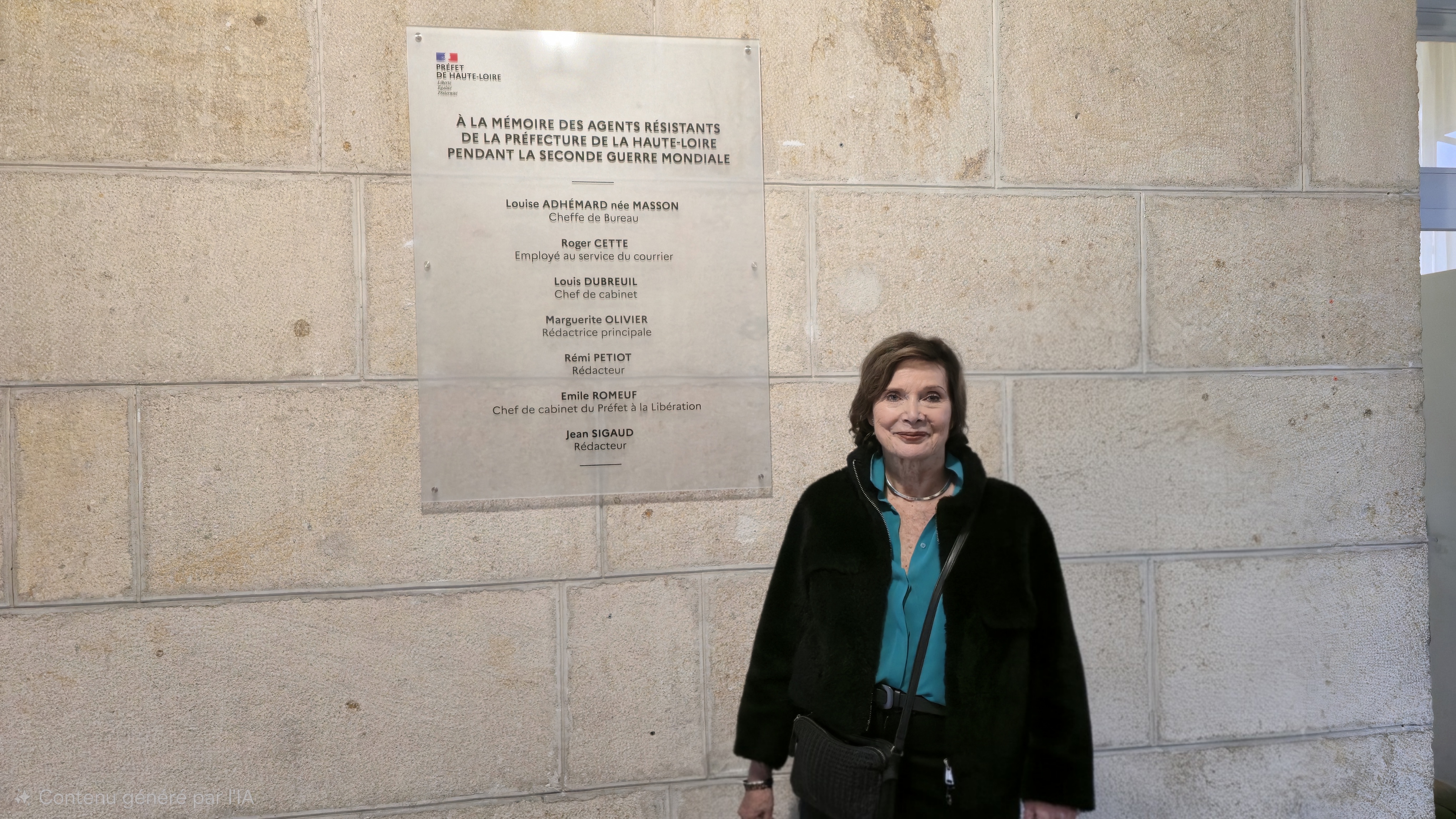 Préfecture : une plaque dévoilée en hommage aux agents résistants