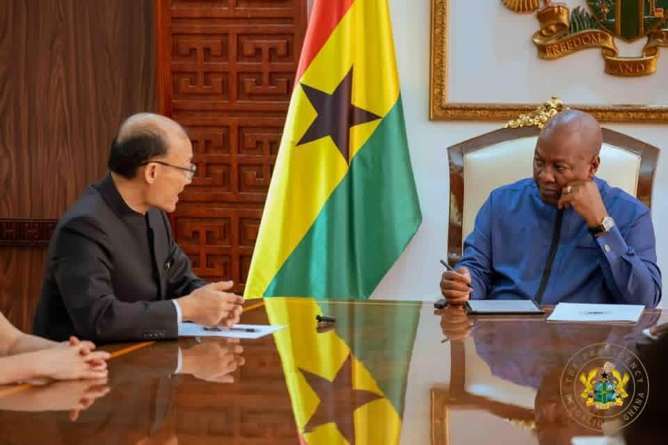 Outgoing Chinese ambassador bids farewell to President Mahama