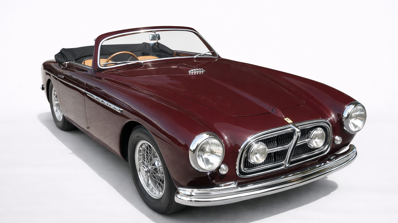 A closer look at the details of the Ferrari 212