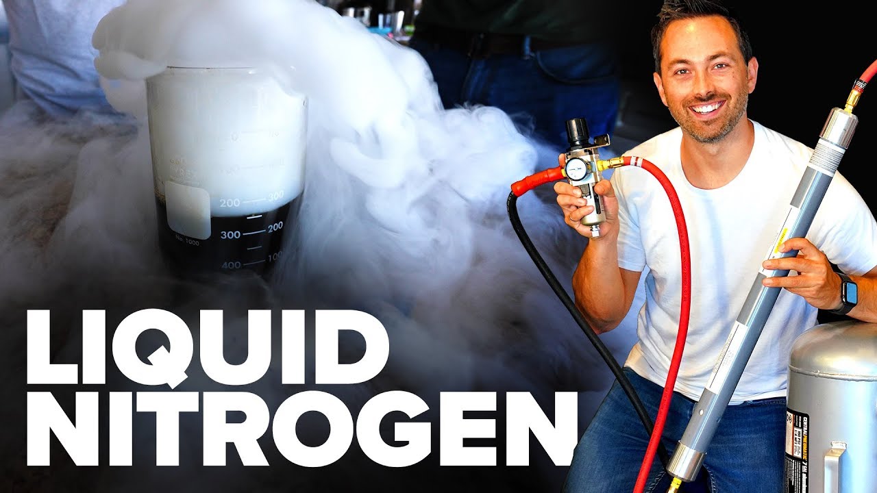 How liquid nitrogen can be made from air